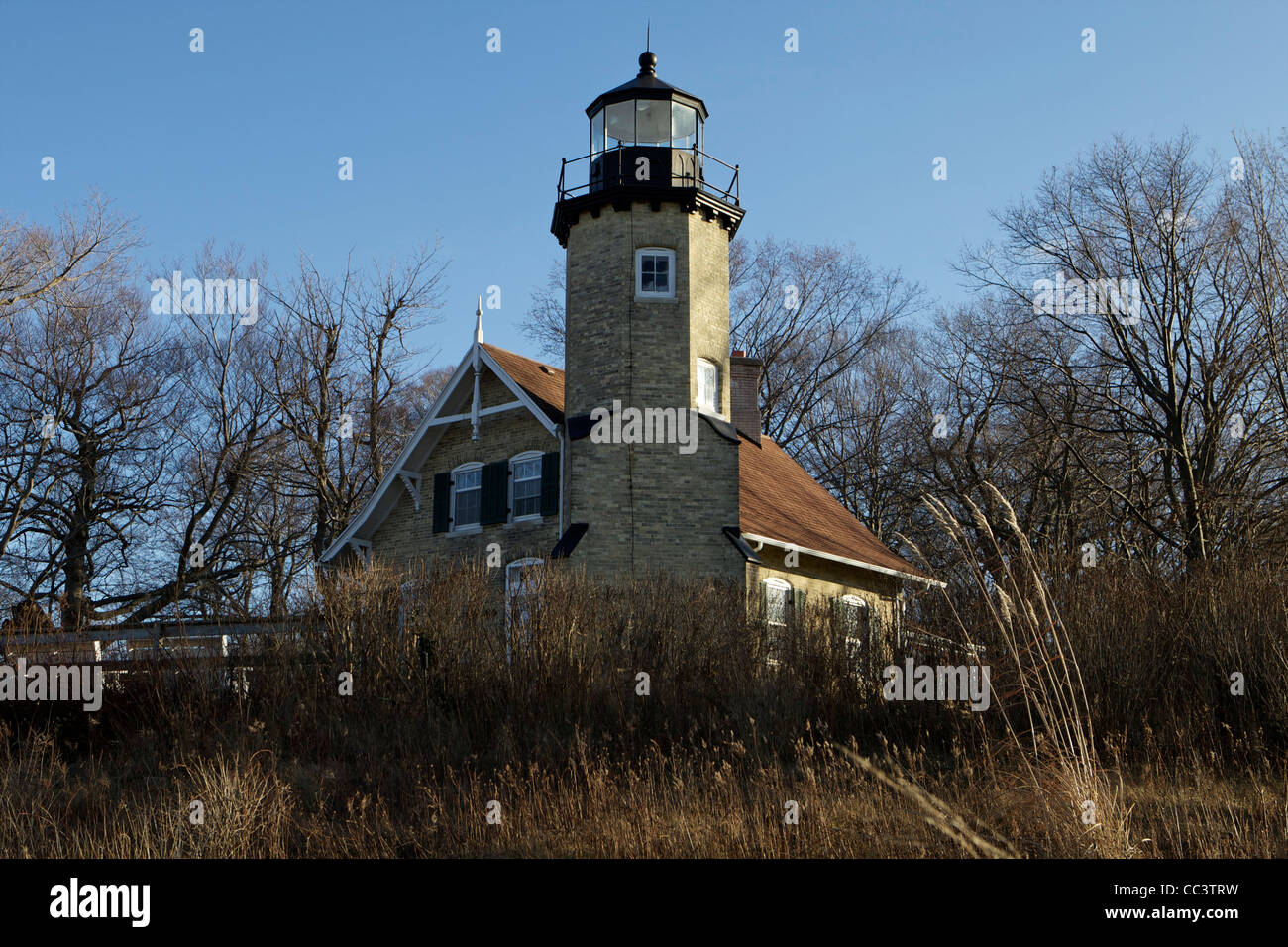 White River Light Station on the channel between White Lake and Lake ...