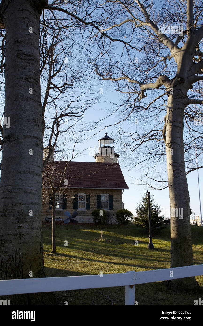 White River Light Station Stock Photo - Alamy