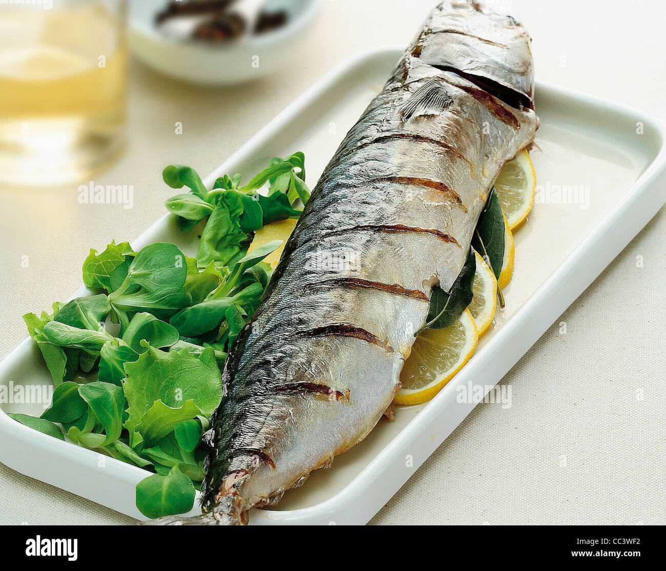 Cooking: Mackerel In Vinegar Stock Photo - Alamy