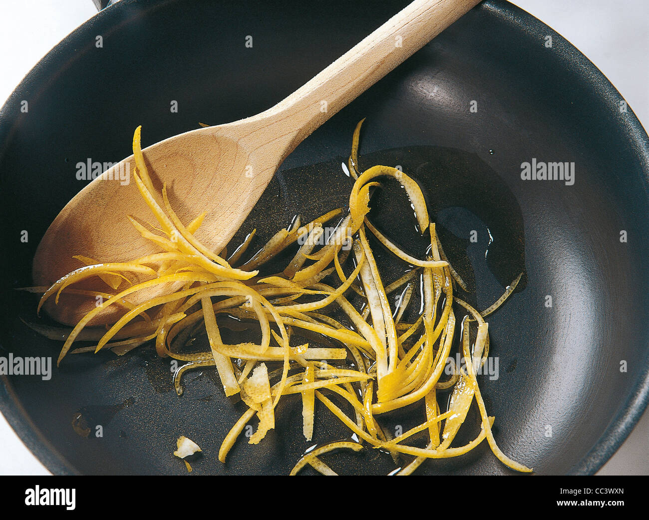 Kitchen: The Noodles And Lemon Swordfish 6 Stock Photo - Alamy