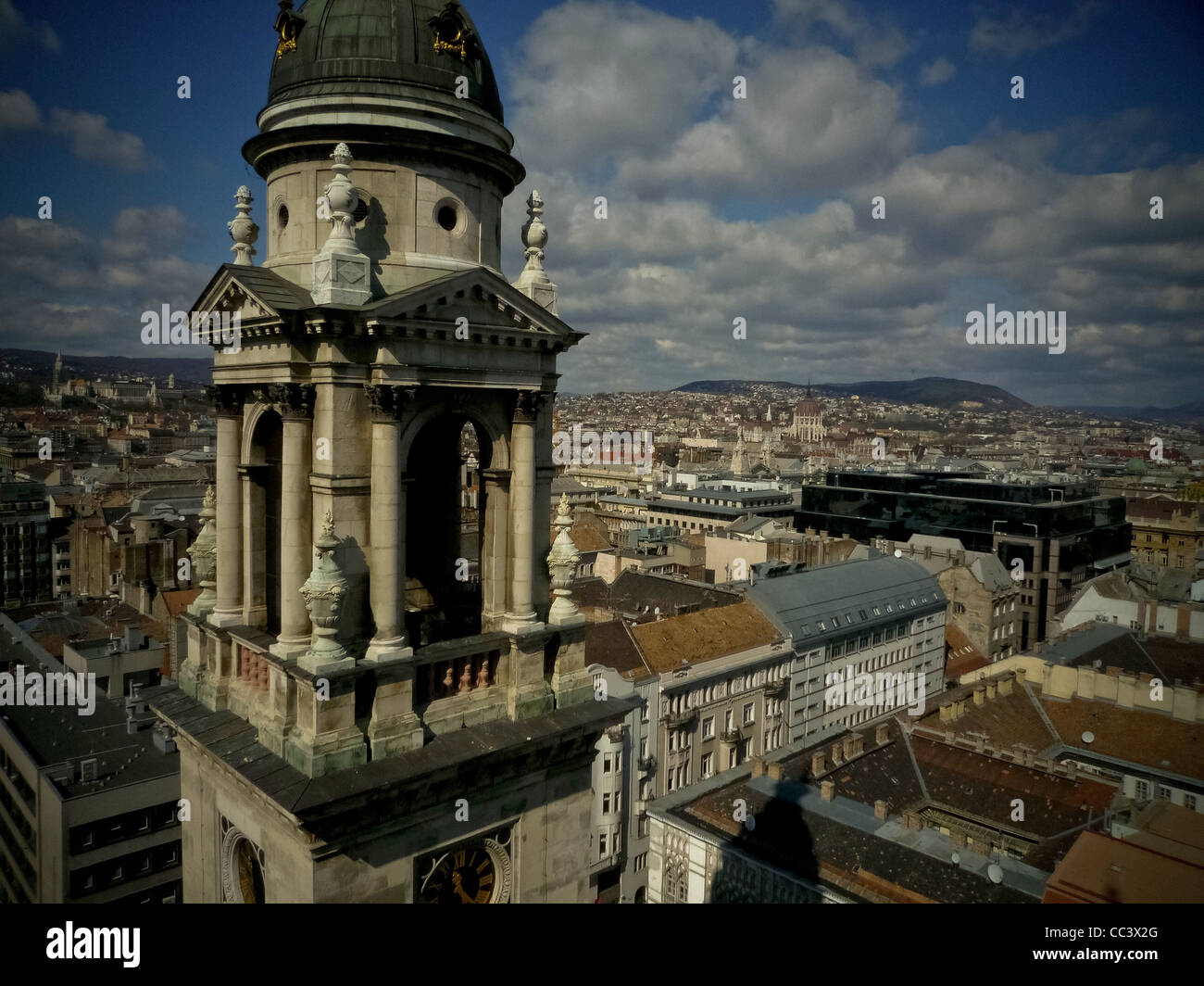 Buda & Pest,Hungary, View of the city from the Basilica of Saint ...