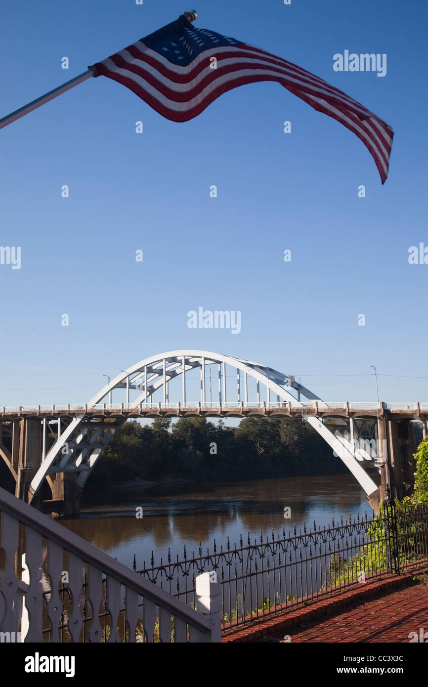 USA Alabama, Selma, Edmund Pettus Bridge, site of beginning of the ...