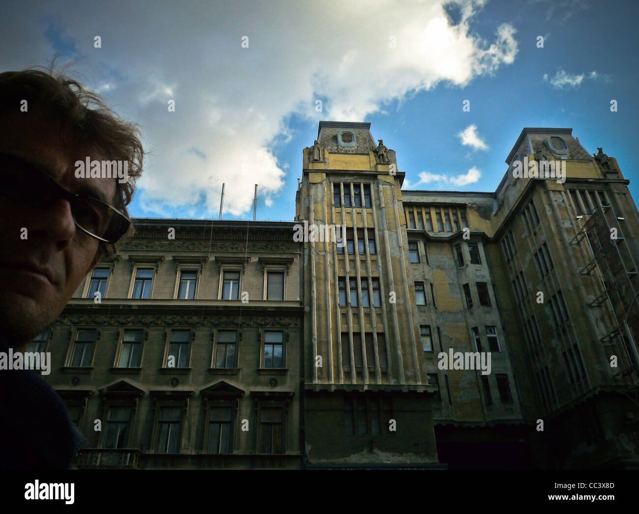 Buda & Pest, Hungary, The old buildings of Pest Stock Photo - Alamy