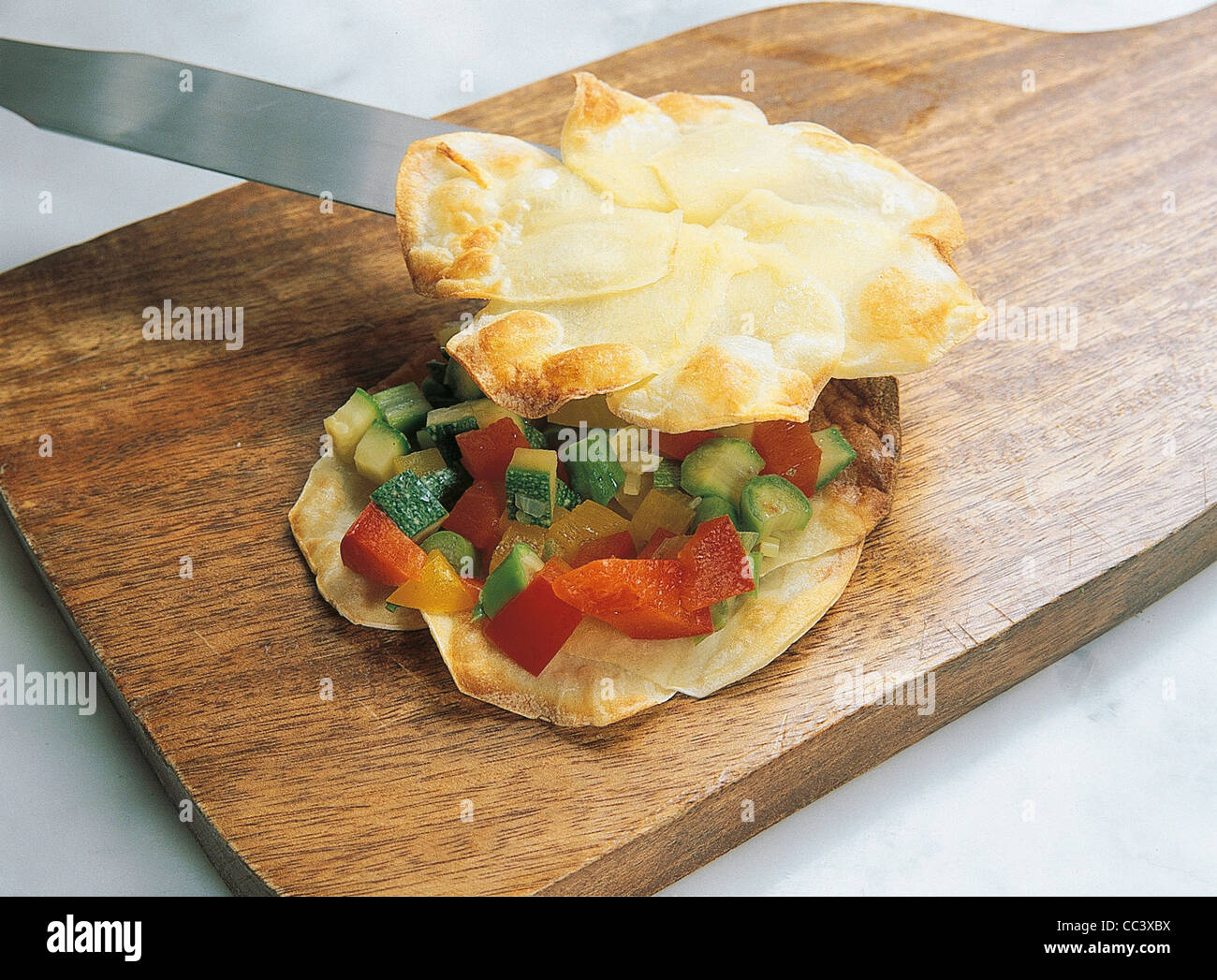 Kitchen: Yarrow Potato And Vegetable Ratatouille 7 Stock Photo - Alamy