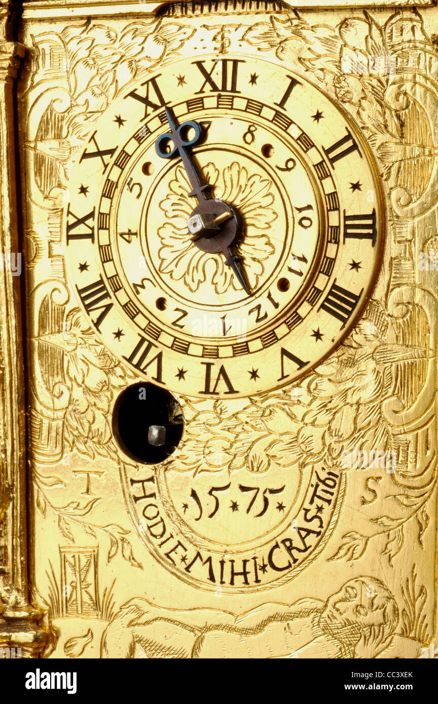 Watches Sixteenth Century. ilt Brass Clock Coming From The Germanic ...
