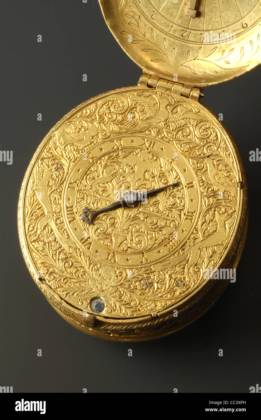 Sixteenth-Century Clocks. Clock Brass Oval Dating From The End Of '500 ...