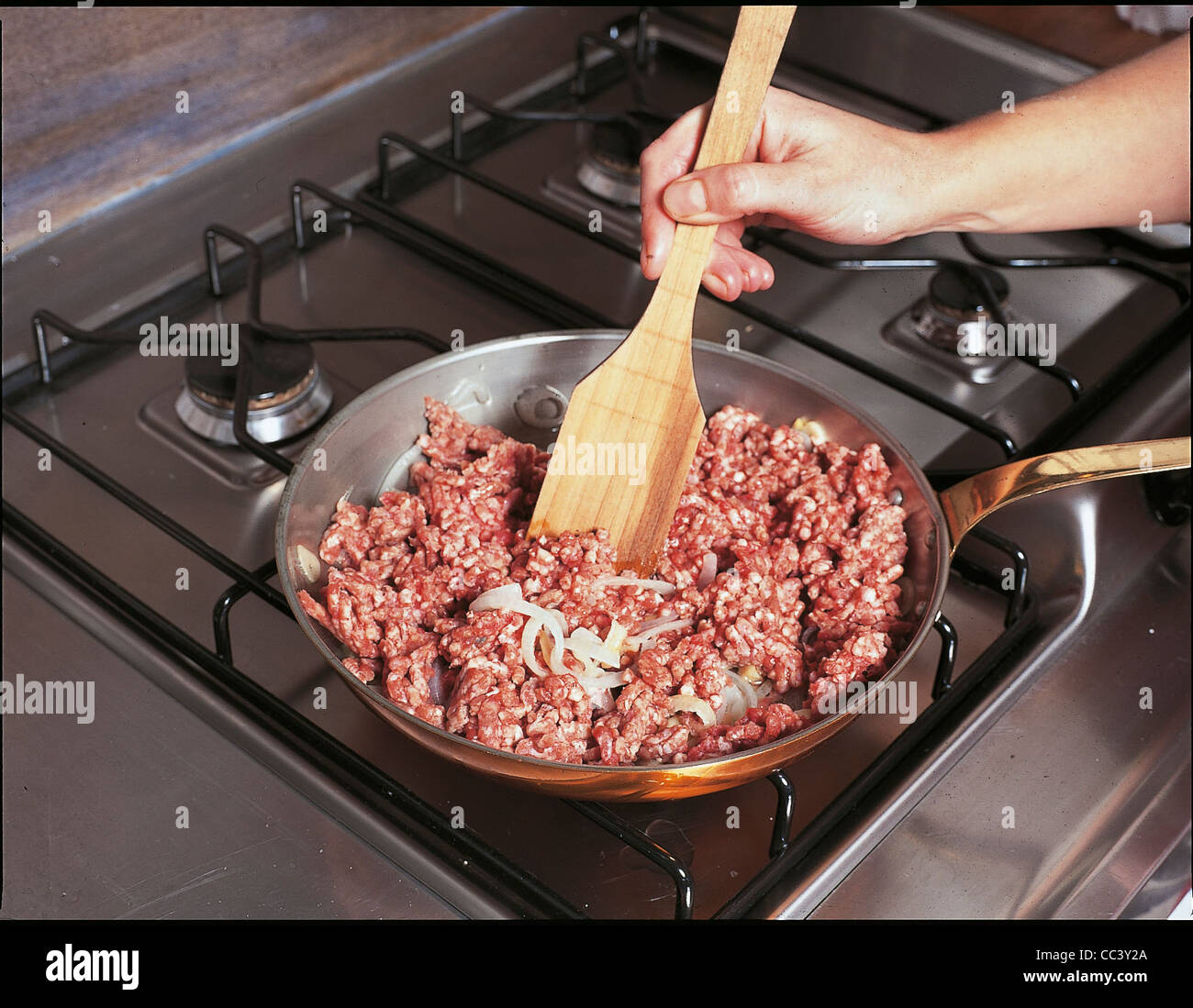 Cuisine: Deep-Fried Rice Balls Step 2 Stock Photo - Alamy