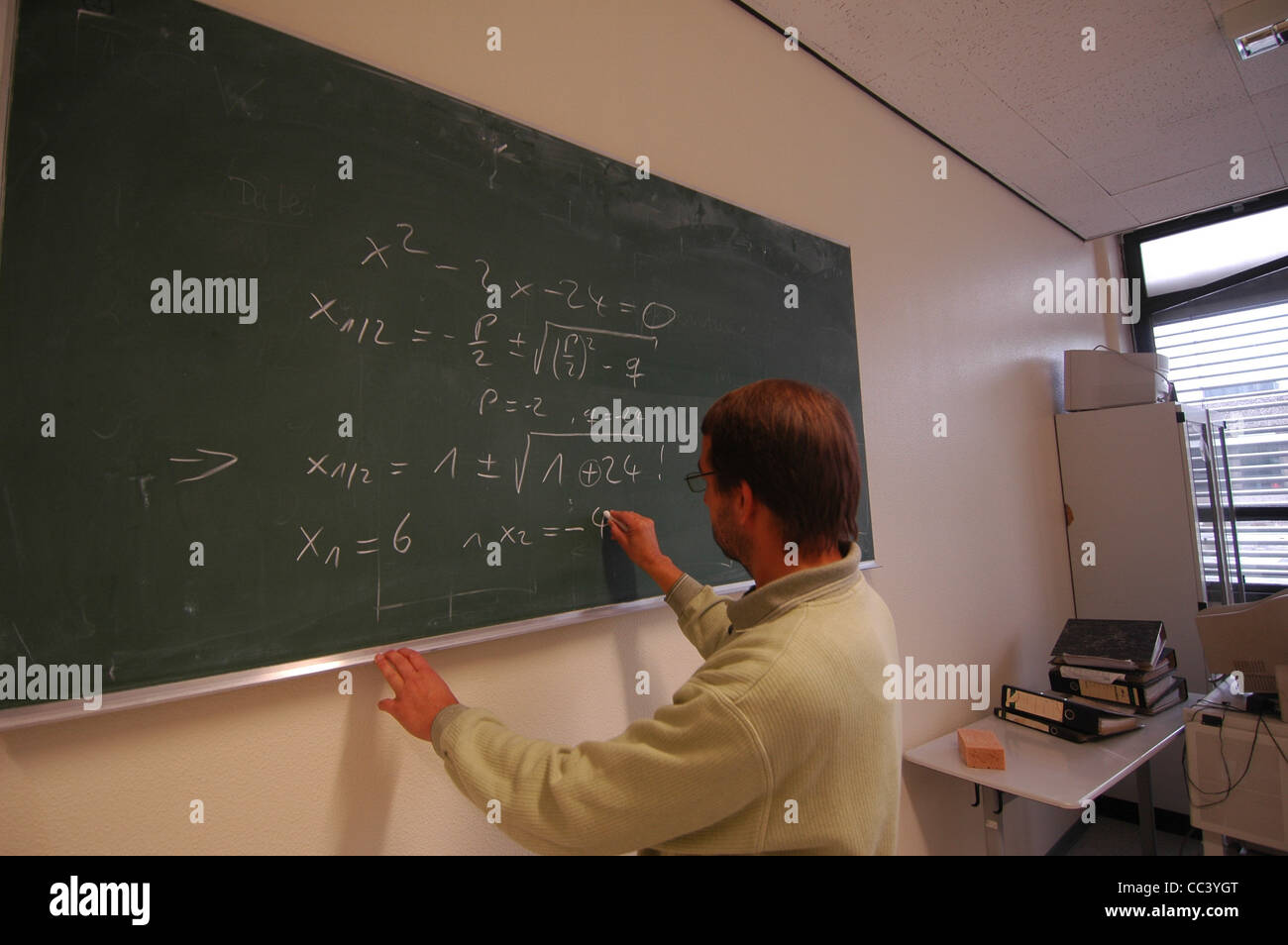 Germany - Oldenburg, School. Teacher Stock Photo - Alamy