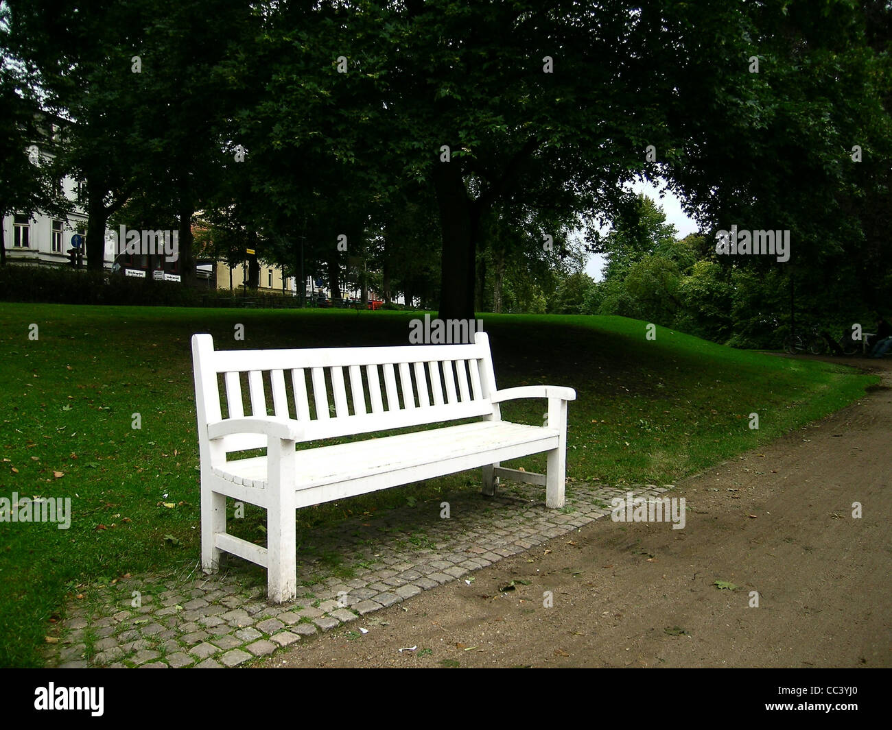 Germany - Oldenburg, A Park Bench Stock Photo - Alamy
