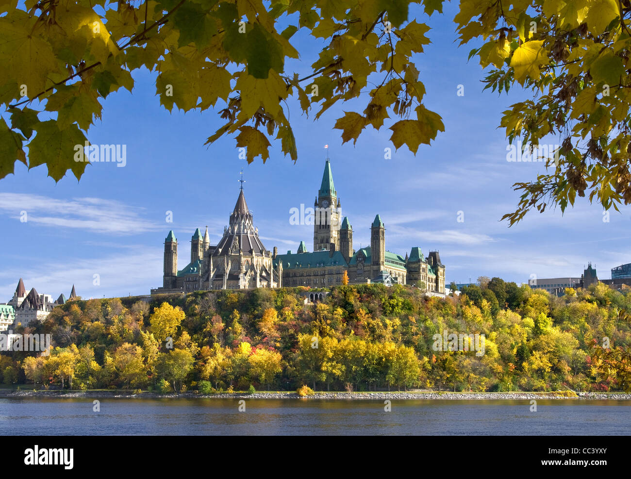 Ottawa parliament hill panorama hi-res stock photography and images - Alamy