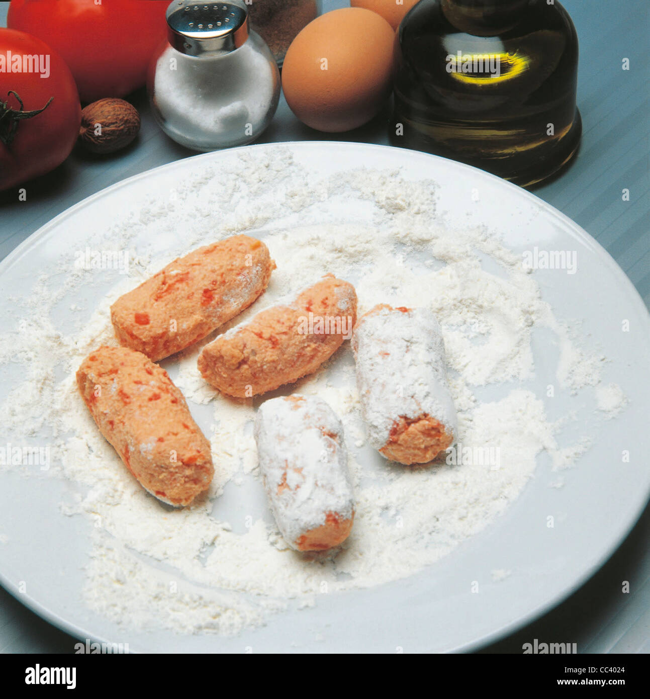 Kitchen: Croquettes Tomato 3 Stock Photo - Alamy