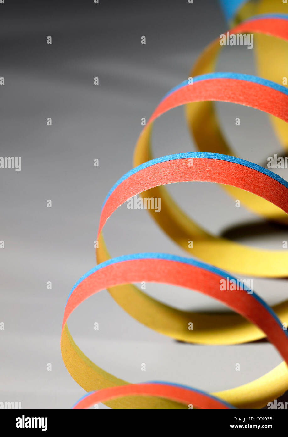 symbolic carnival background showing the detail of a paper blow-out in ...