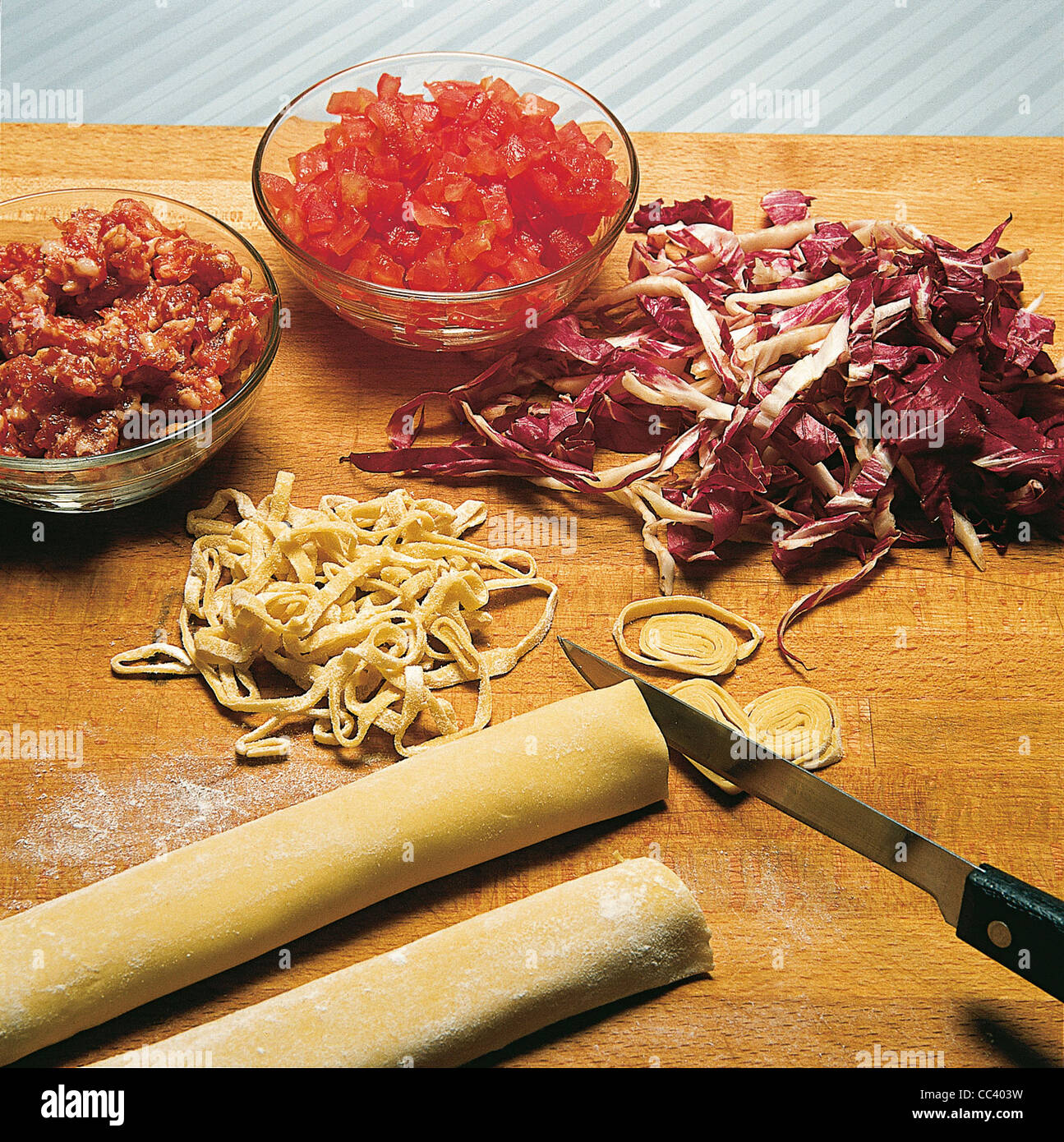 Tagliolini radicchio hi-res stock photography and images - Alamy