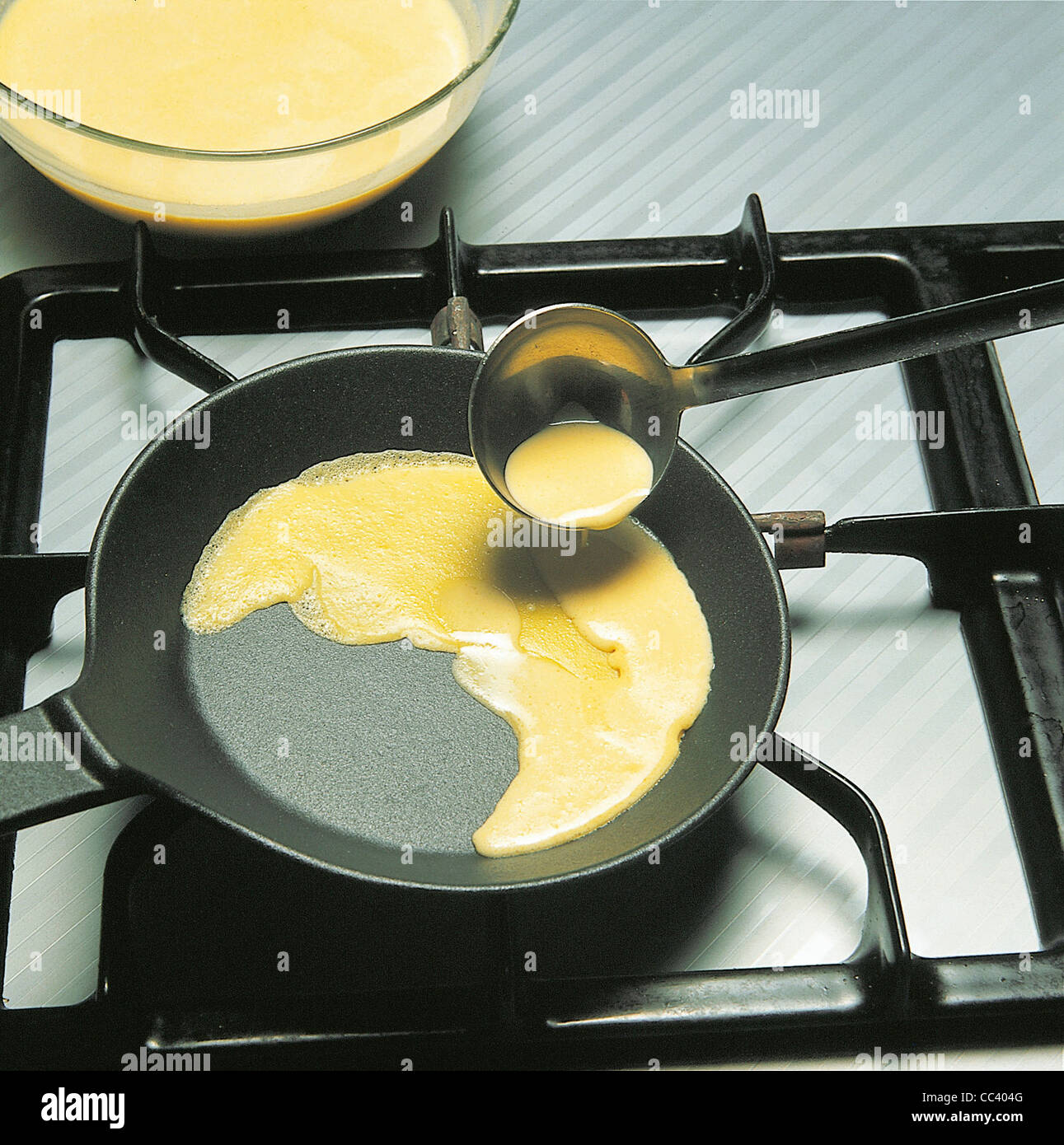 Kitchen: 4 Crepes Stock Photo - Alamy