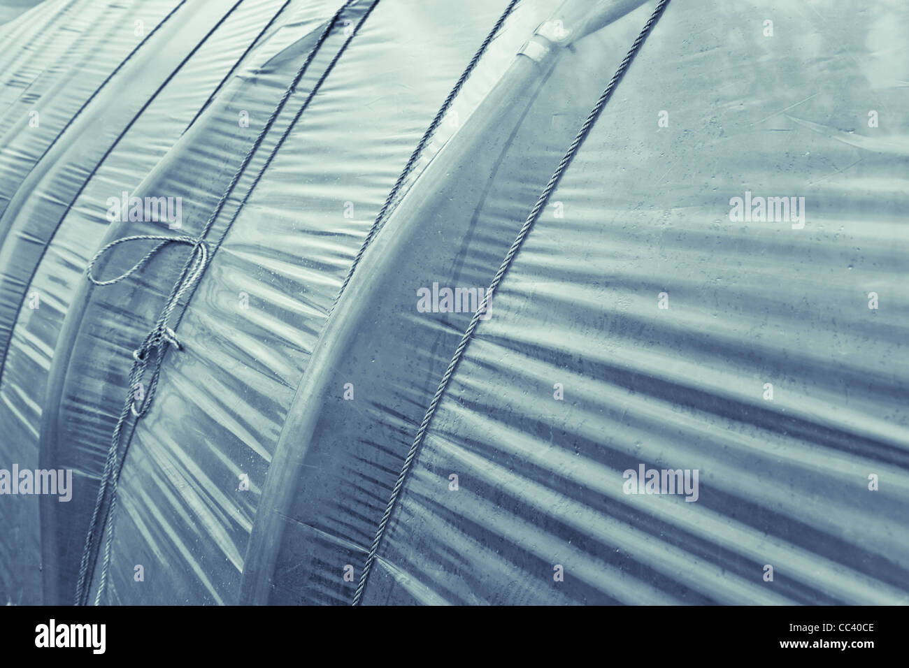 Poly tunnel exterior Stock Photo - Alamy