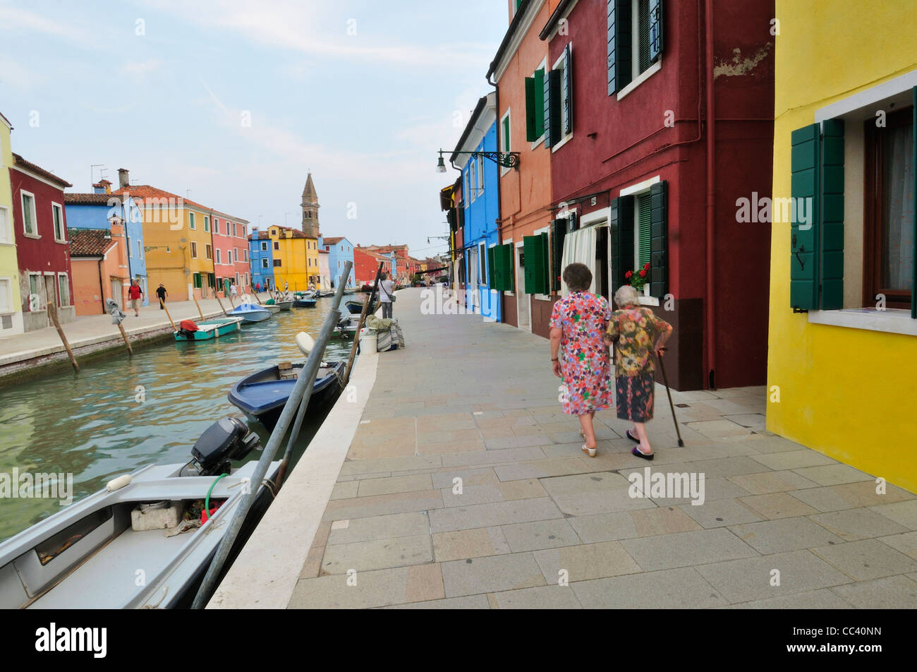 Island of Burano, Venice, Veneto, Italy, Europe Stock Photo - Alamy