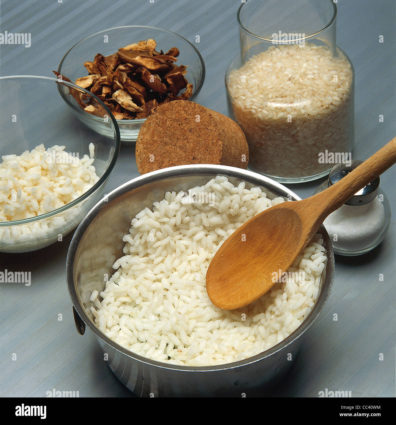 Kitchen: Timbale Of Rice Cacciatore 2 Stock Photo - Alamy