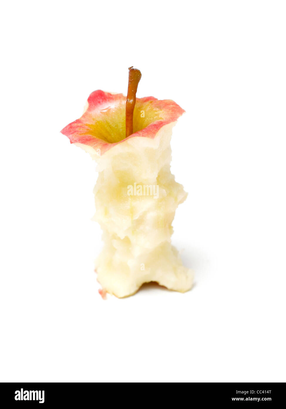 An isolated apple core Stock Photo - Alamy