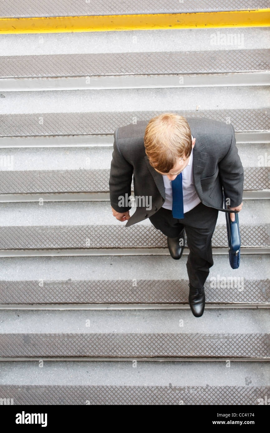 Steps perspective man walking hi-res stock photography and images - Alamy