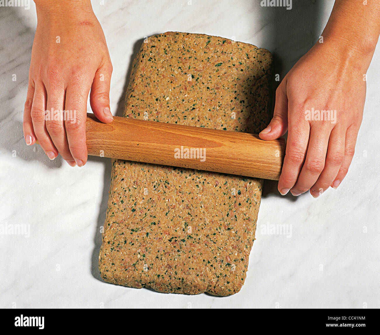 Kitchen: Fried Meat Loaf 2 Stock Photo - Alamy