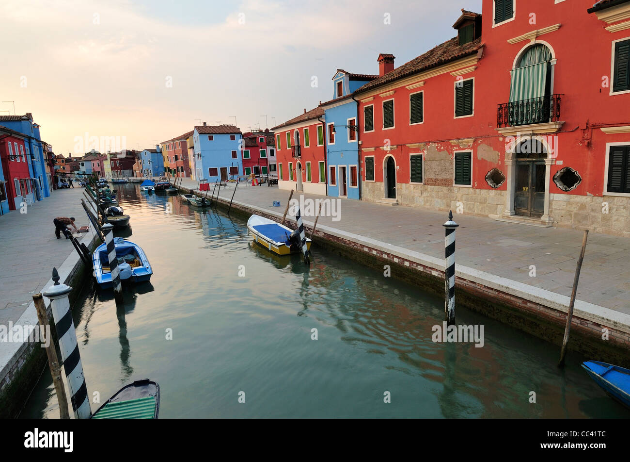 Island of Burano, Venice, Veneto, Italy, Europe Stock Photo - Alamy