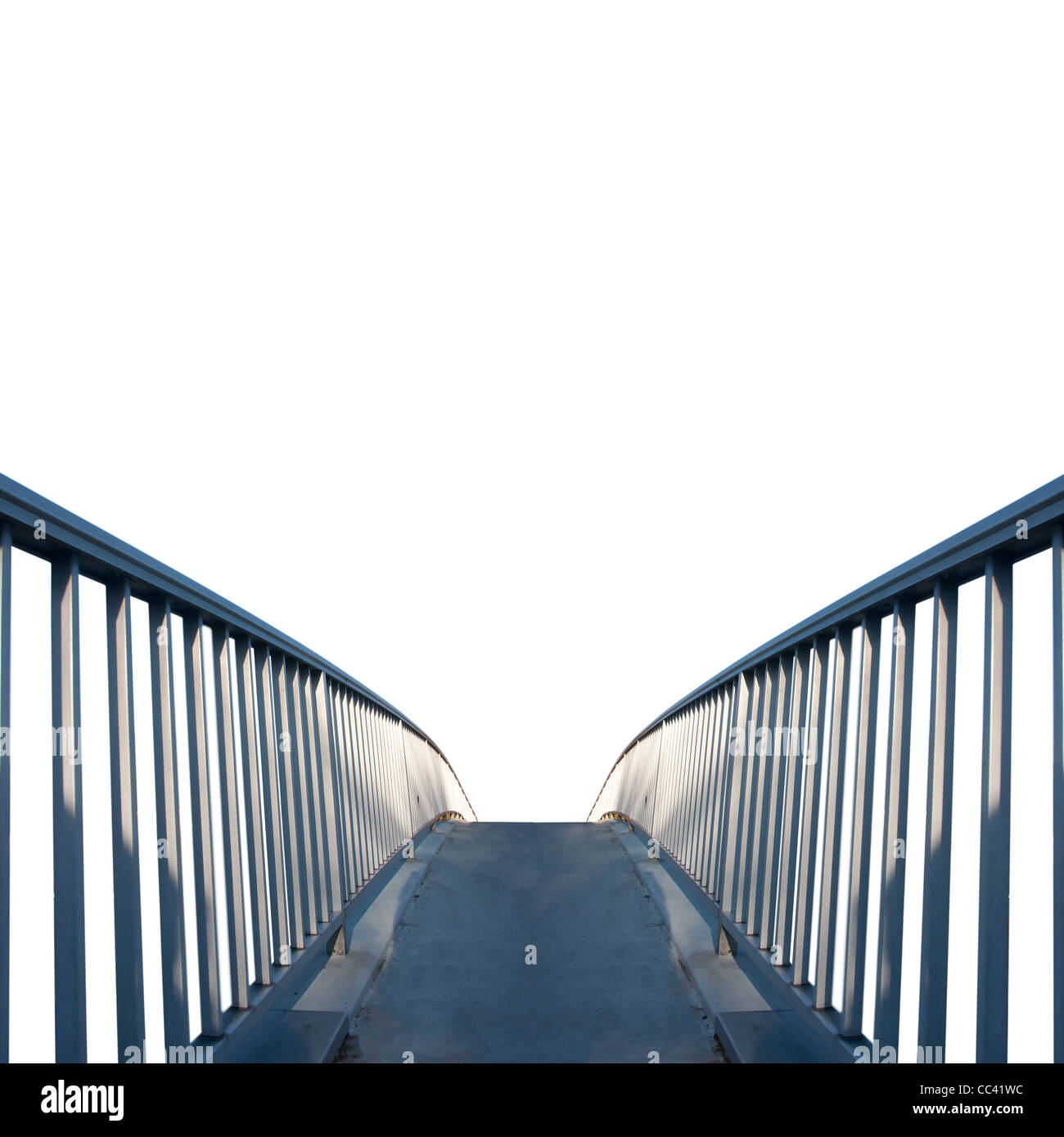 Square shot of a bridge isolated on white background Stock Photo - Alamy