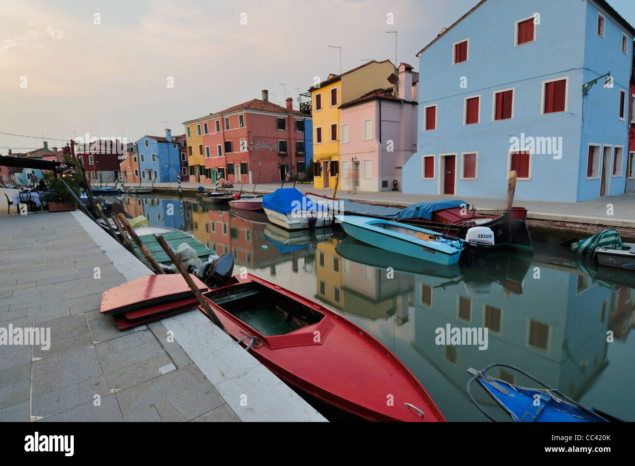Island of Burano, Venice, Veneto, Italy, Europe Stock Photo - Alamy