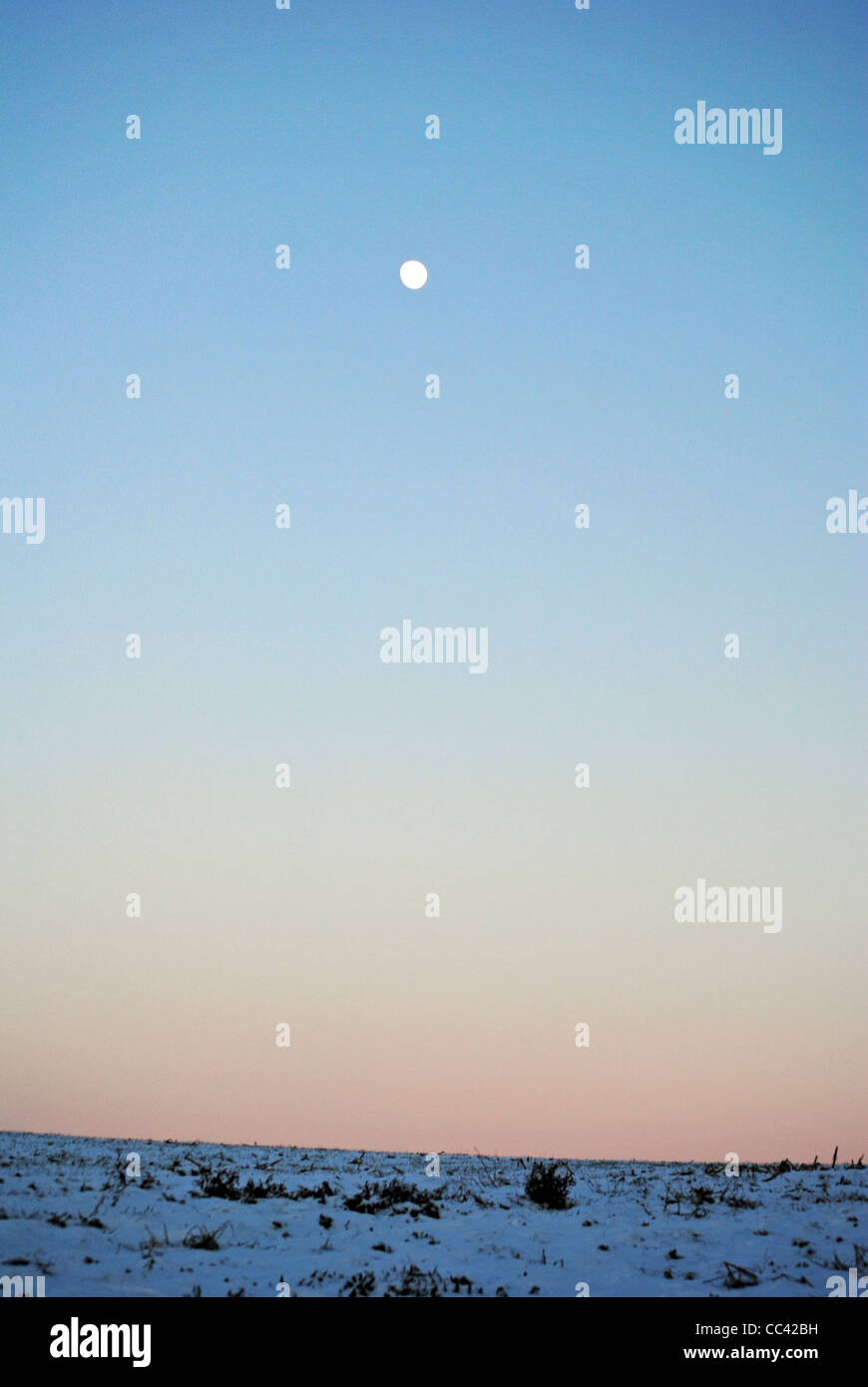 A Cold Winter's Evening Stock Photo - Alamy