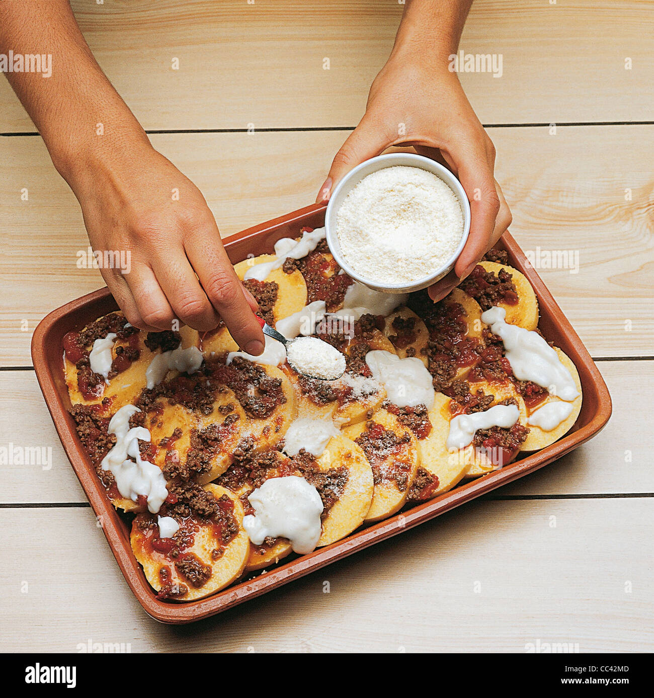 Kitchen: Polenta 4 Stock Photo - Alamy