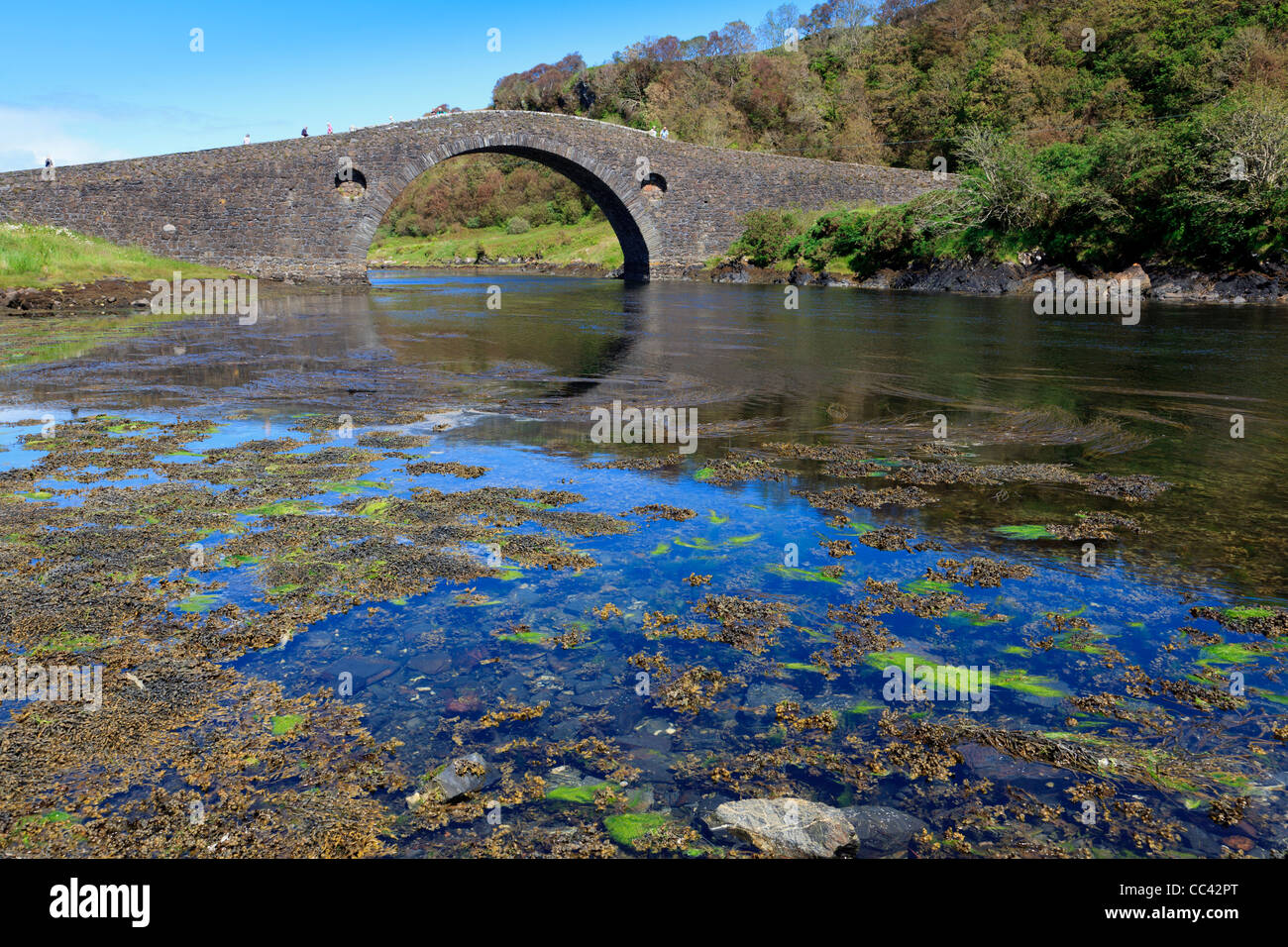 Clachan Bridge or Bridge over the Atlantic Stock Photo - Alamy