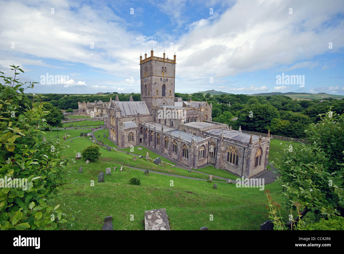 Saint Davids Cathedral Exterior Stock Photo - Alamy