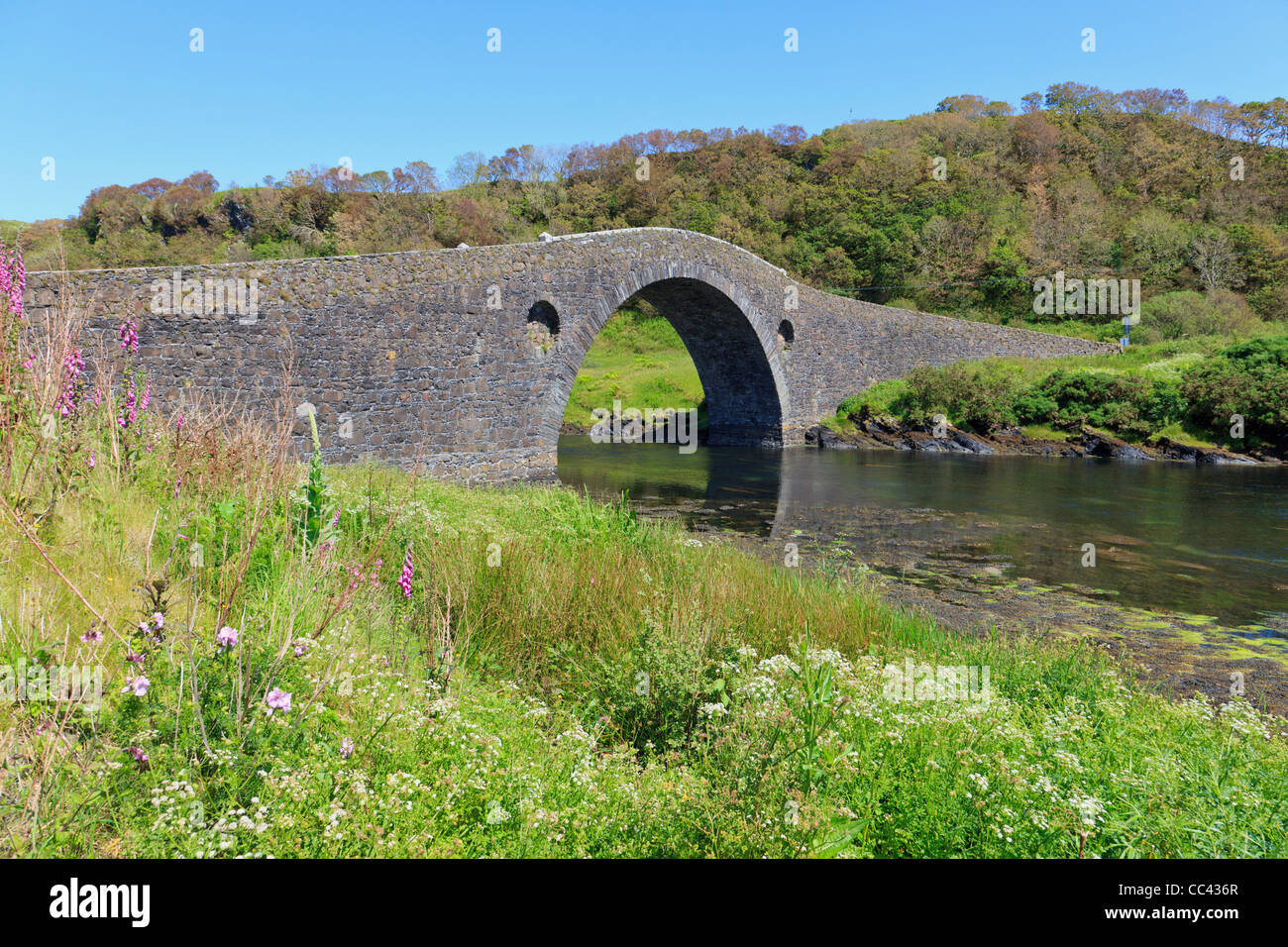 Clachan Bridge or Bridge over the Atlantic Stock Photo - Alamy