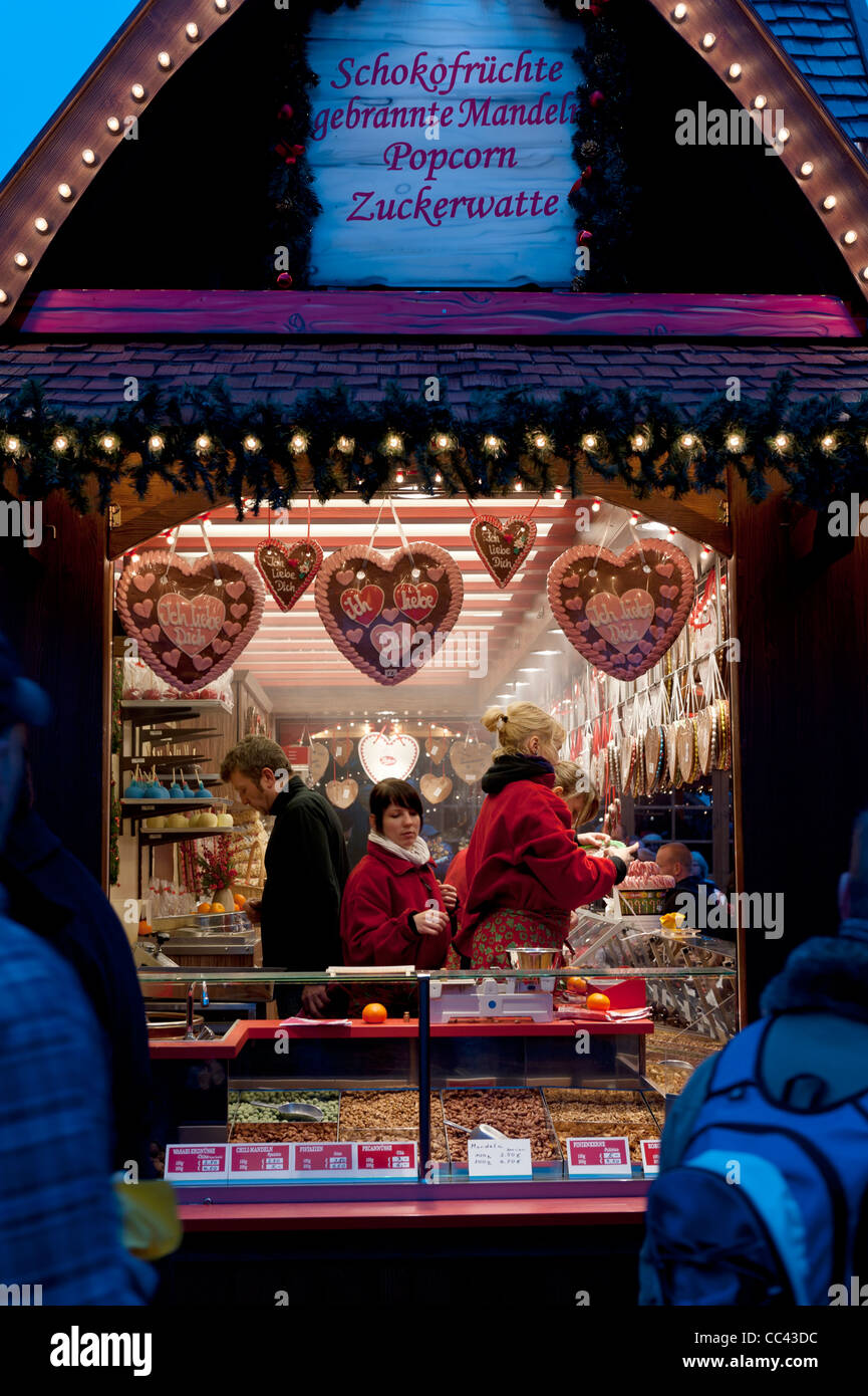 Erfurt Christmas market Thuringia Germany Europe Stock Photo - Alamy