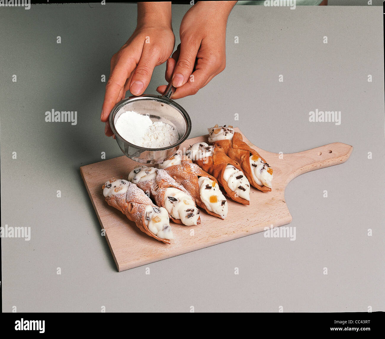 Kitchen: The Sicilian Cannoli 3 Stock Photo - Alamy