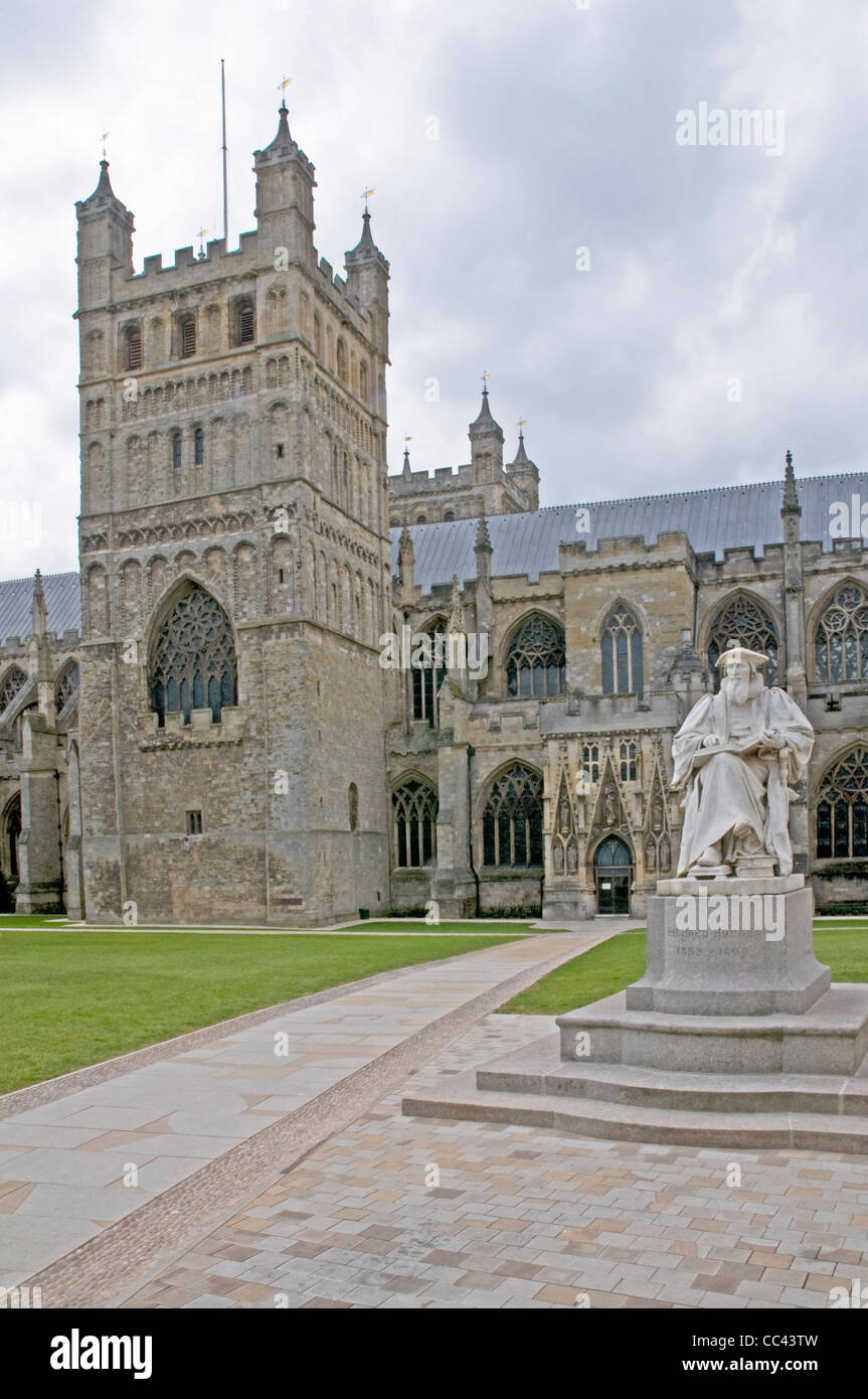 Exeter cathedral devon historical hi-res stock photography and images ...