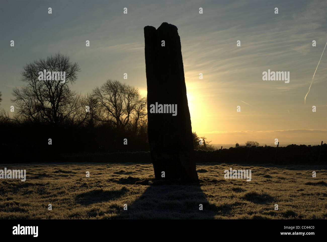 Long meg standing stones hi-res stock photography and images - Alamy