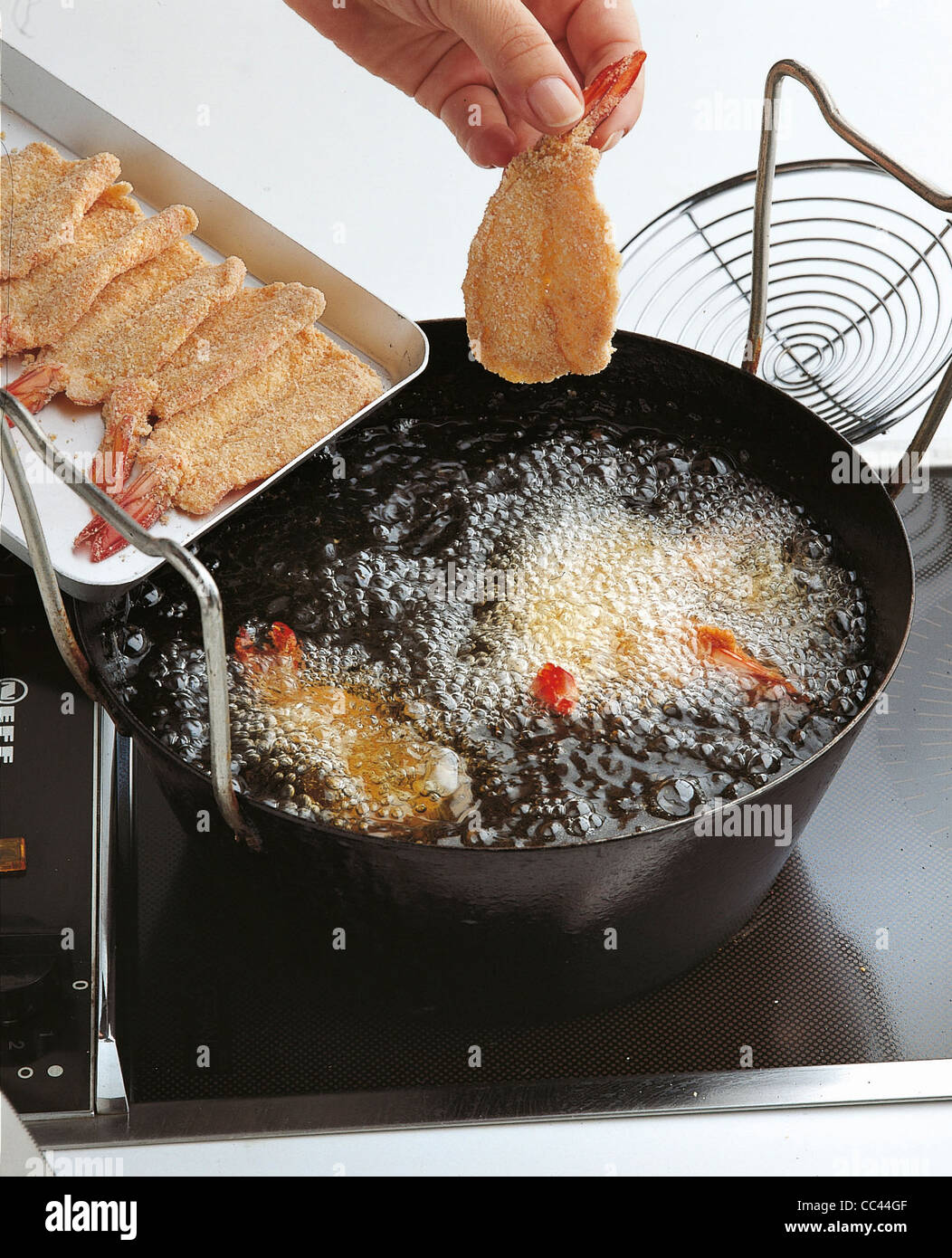Kitchen: Fried Fish (1 Stock Photo - Alamy