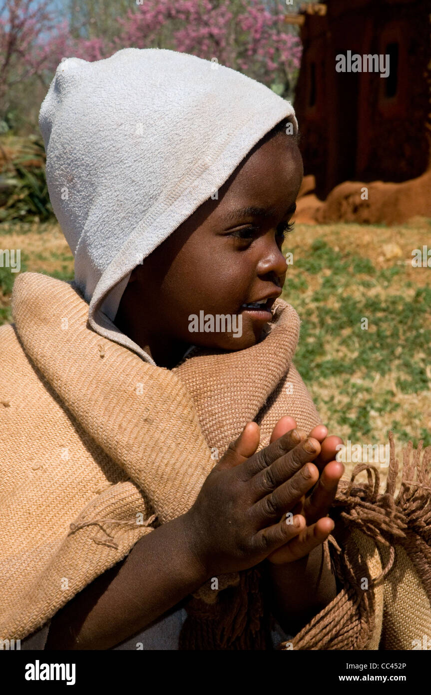 child clapping, malealea village, lesotho, africa Stock Photo - Alamy