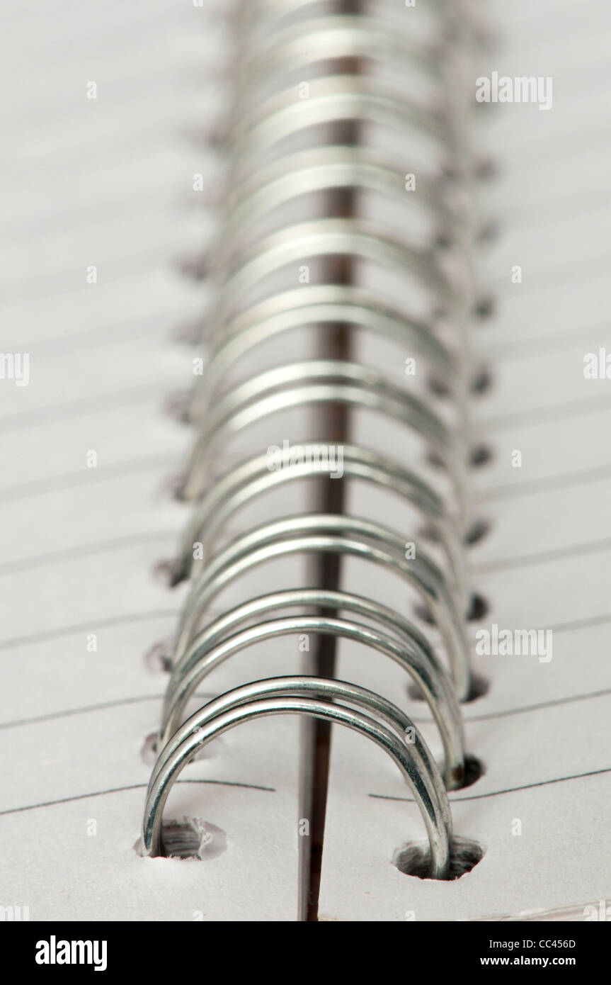 Notebook spiral page hi-res stock photography and images - Alamy