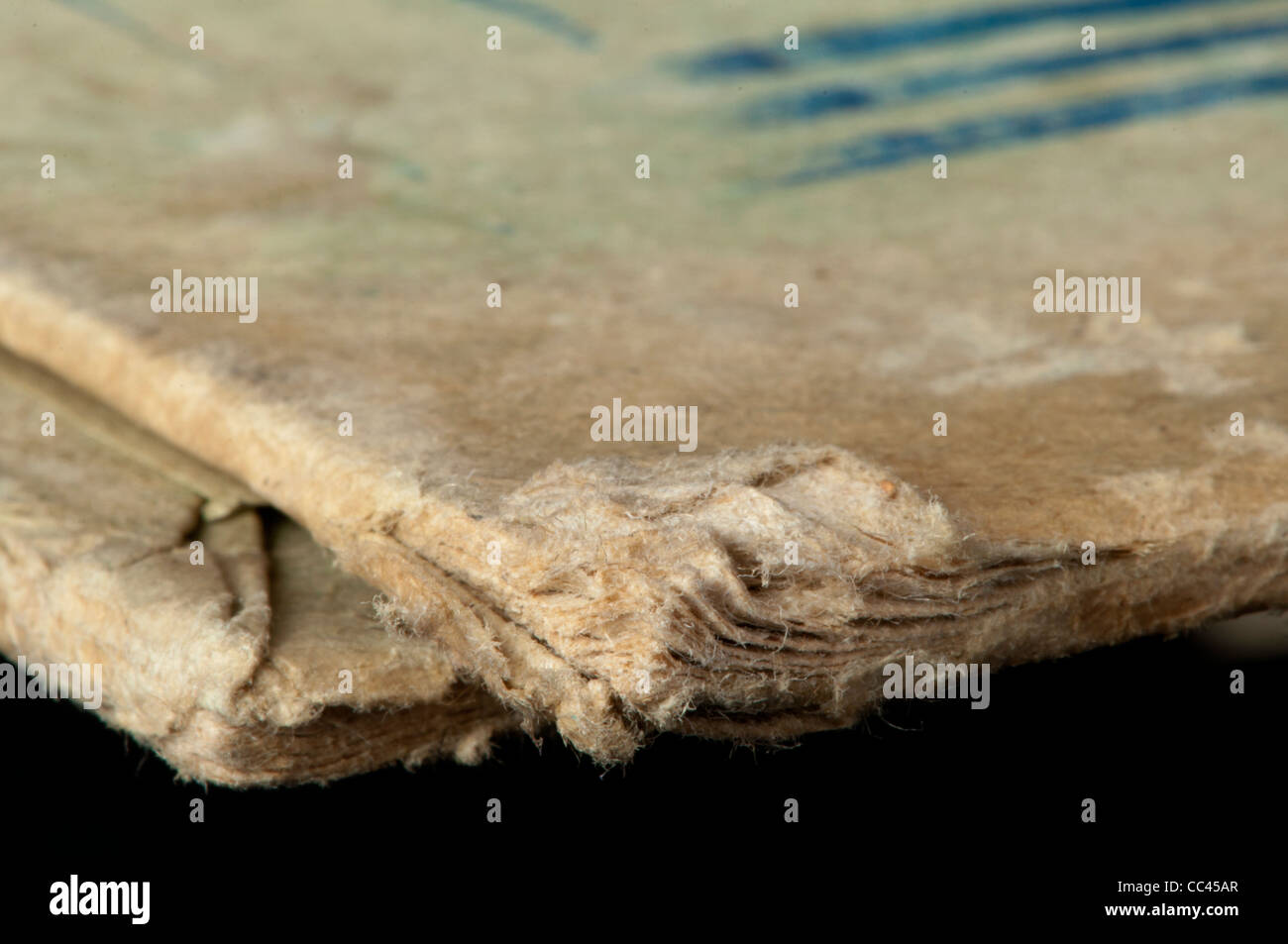 Old tattered book cover Stock Photo - Alamy