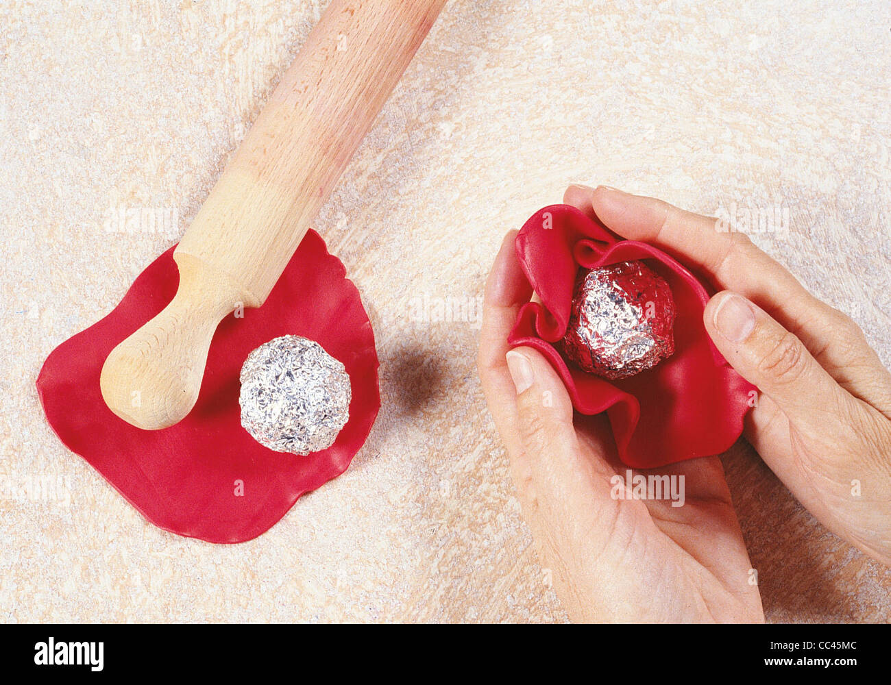 Crafts: Apples Snow White Polymer Clay (4 Stock Photo - Alamy