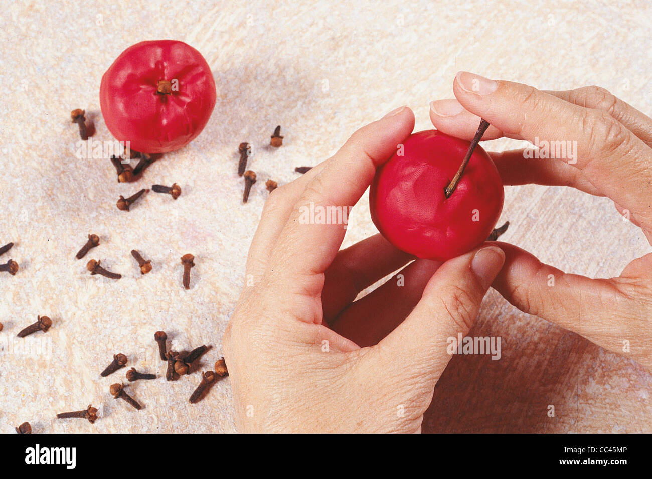 Crafts: Apples Snow White Polymer Clay (7 Stock Photo - Alamy