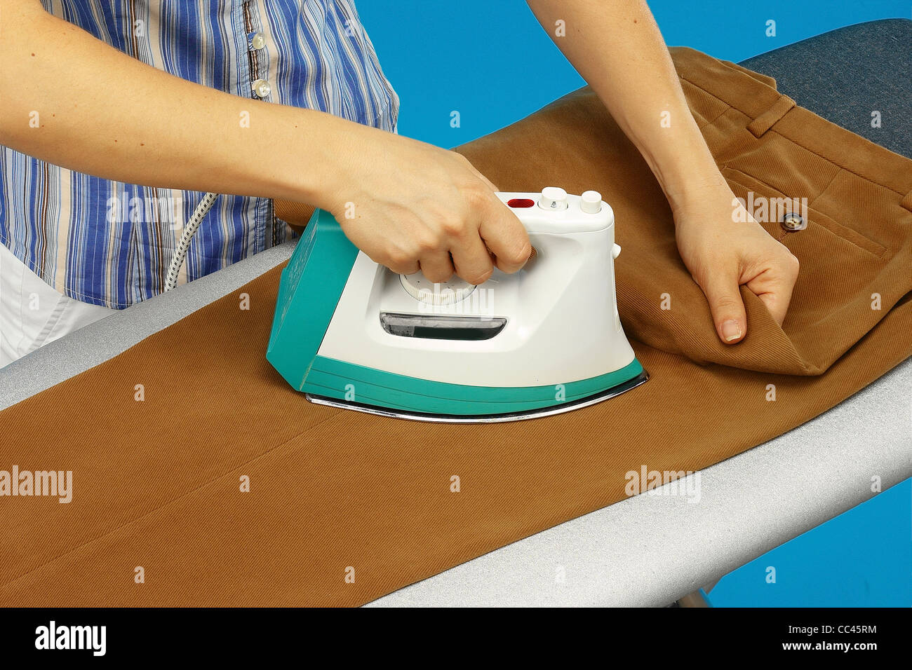 How to fold perfectly ironed trousers 4 hi-res stock photography and ...