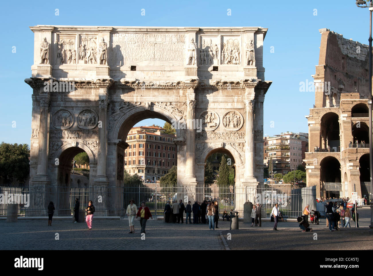 Arch of constantine detail hi-res stock photography and images - Alamy