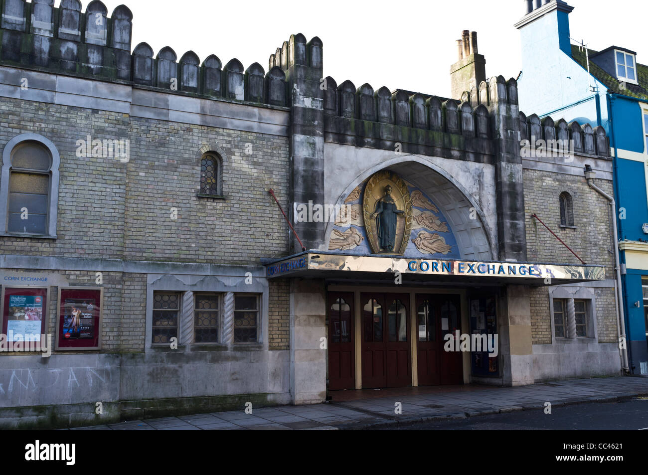 The facade of the Brighton Corn Exchange Stock Photo - Alamy