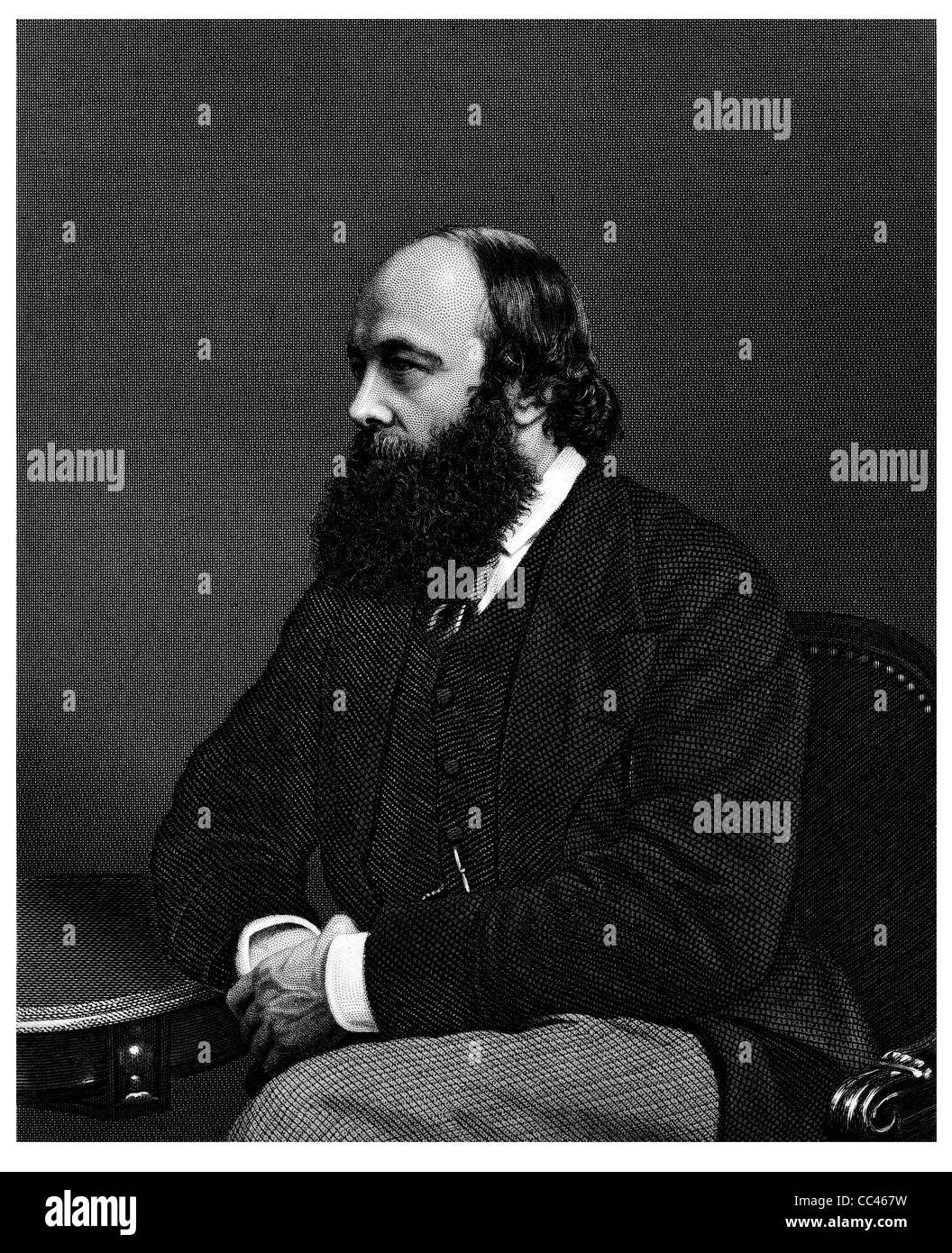 Robert Gascoyne Cecil 3rd Marquess Of Salisbury High Resolution Stock ...