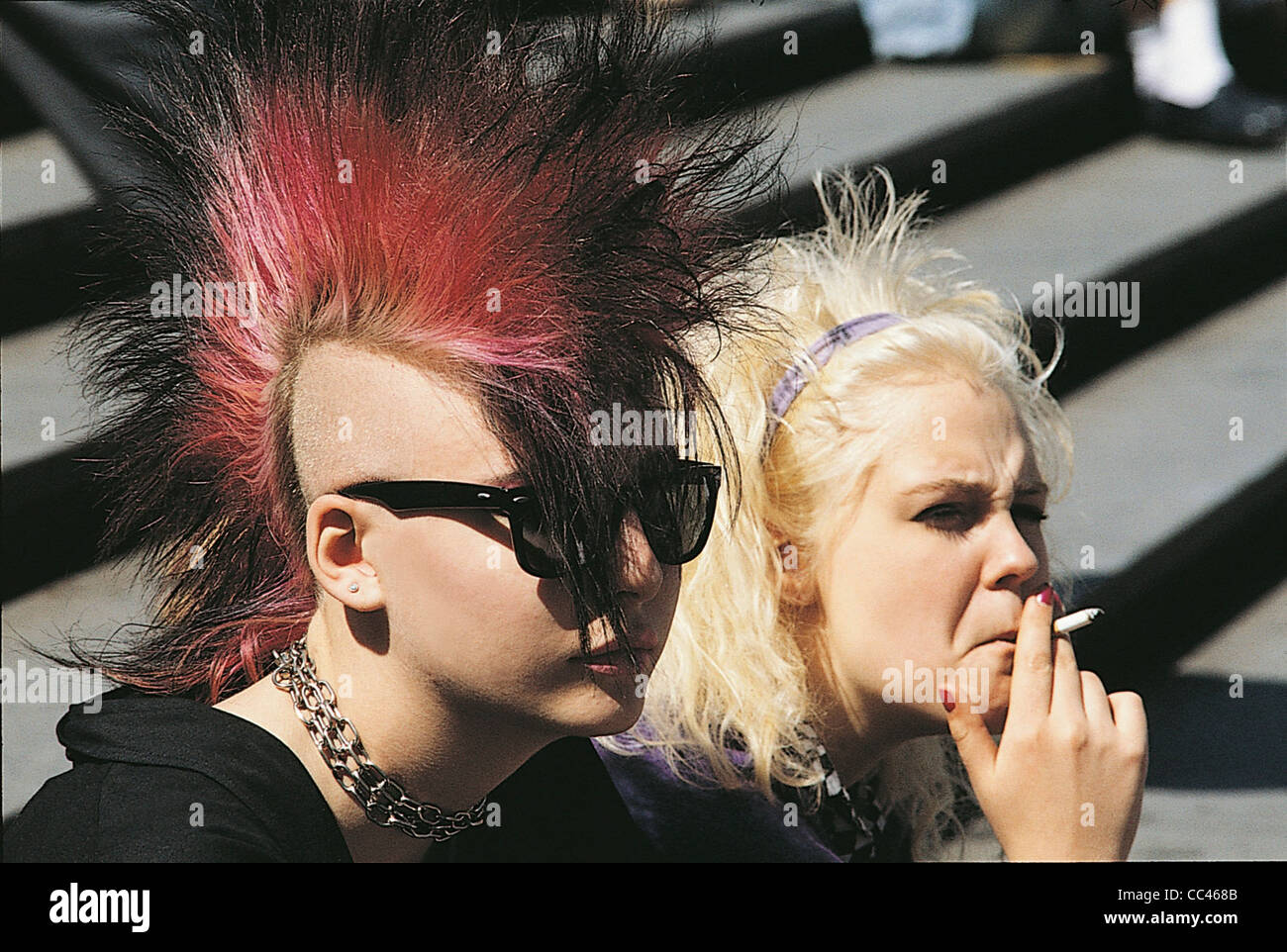 Sweden Stockholm Young Punk Stock Photo - Alamy