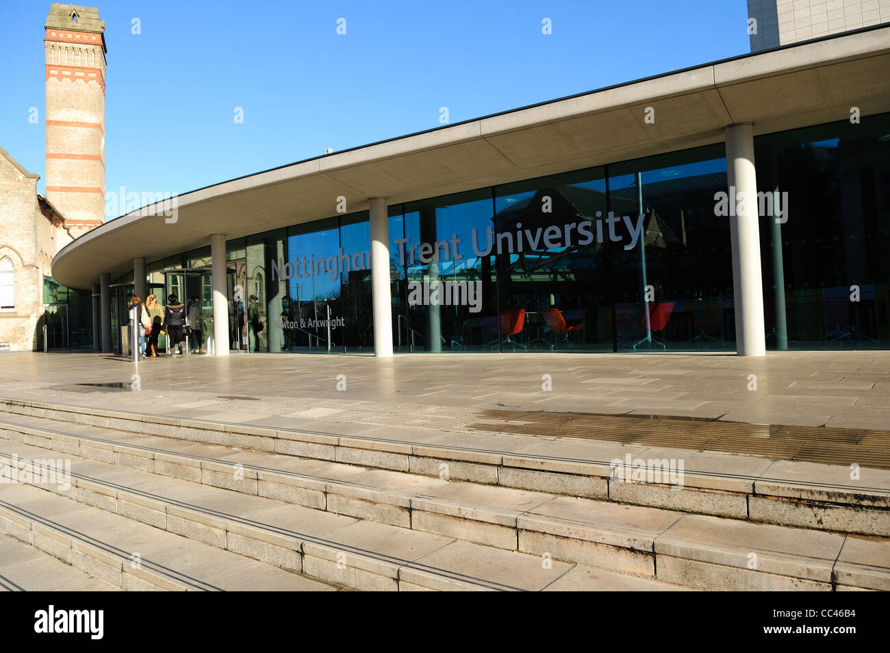 Nottingham Trent University.Newton and Arkwright Building Stock Photo ...