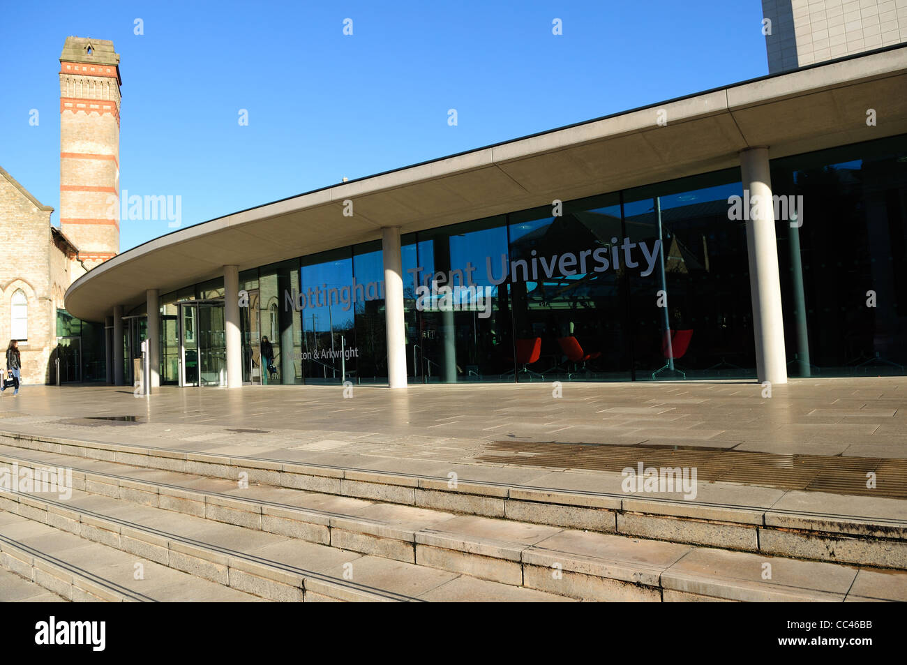 Nottingham Trent University.Newton and Arkwright Building Stock Photo ...