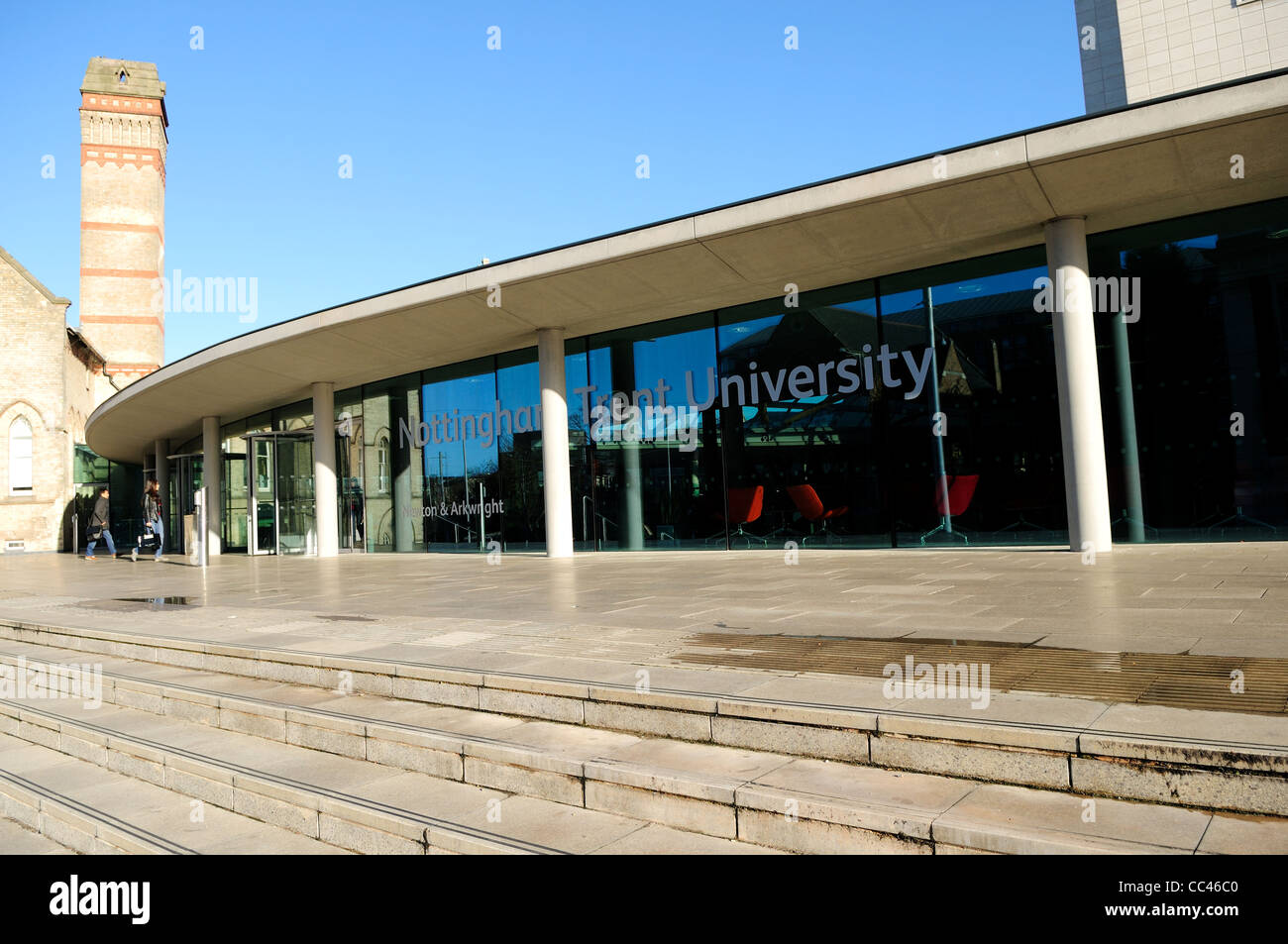 Nottingham Trent University.Newton and Arkwright Building Stock Photo ...